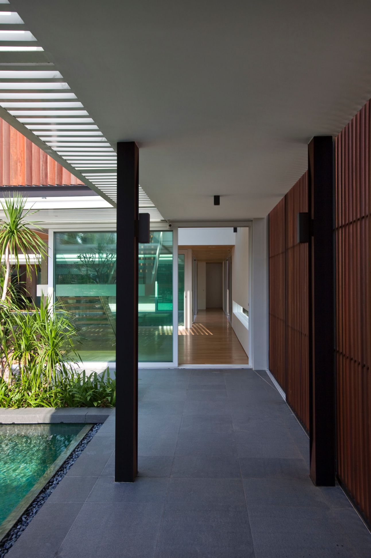 Enclosed Open House in Singapore by Wallflower Architecture + Design