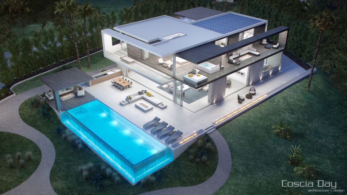 Gayton Place Residence Concept by Coscia Day Architecture & Design