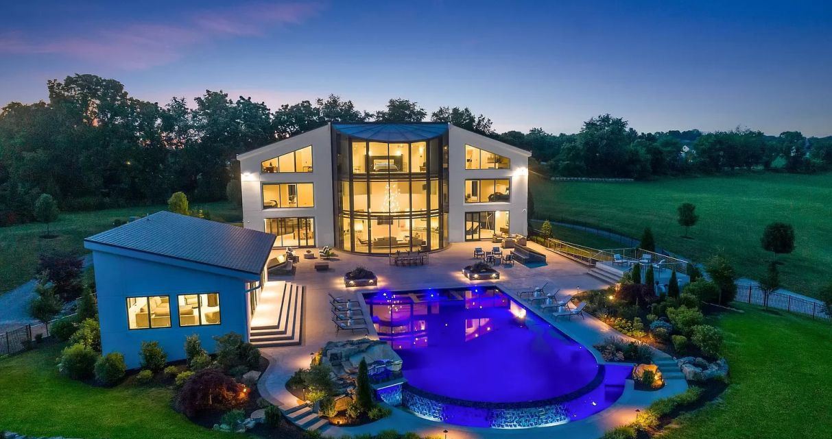 Stunning One-of-a-kind Estate is Situated on A Private 21-acre Lot in ...