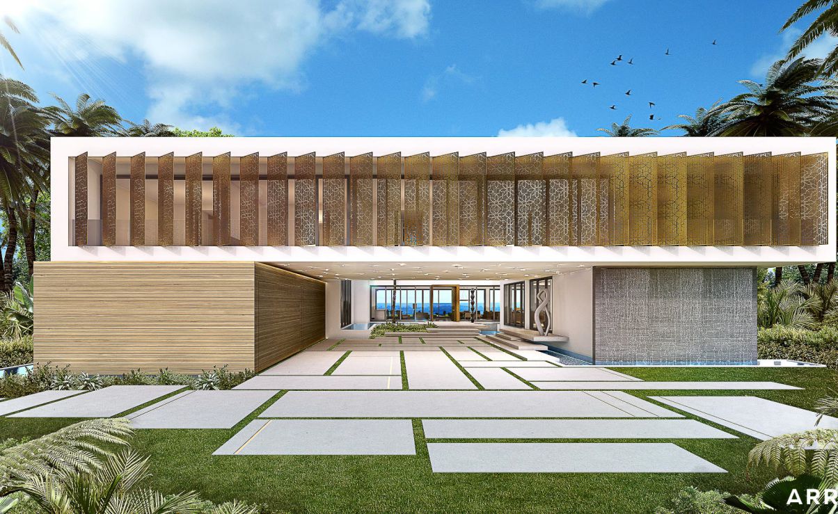 Conceptual Design of Miami Mansion by SAOTA and ARRCC | Luxury Houses
