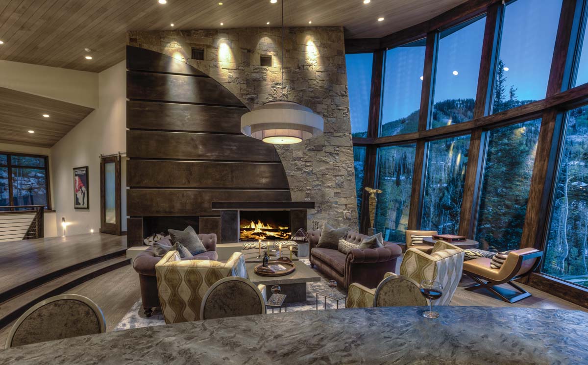 One of A Kind Utah Home on White Pine Canyon by Upwall Design Architects