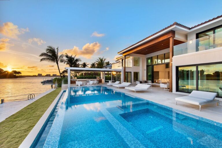 Stunning Luxurious Waterfront Home in Bay Harbor Islands Sells for $15M