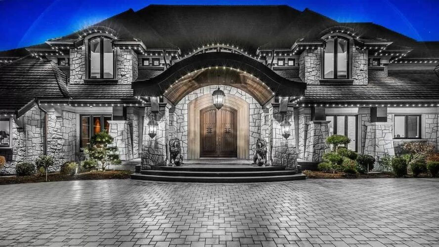 Majestic Classic European Inspired Mansion in Surrey | Luxury Houses