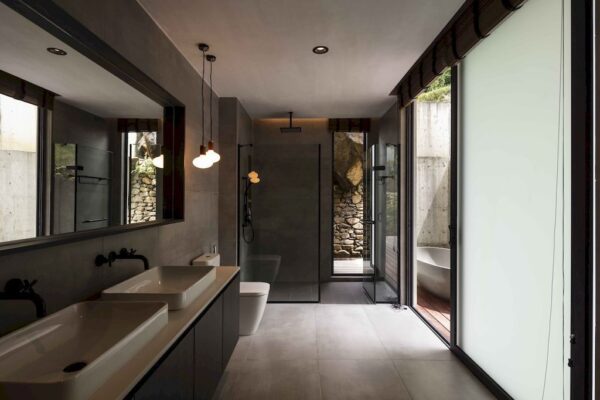 Smolhaven House with Pitched Roof by Choo Gim Wah Architect