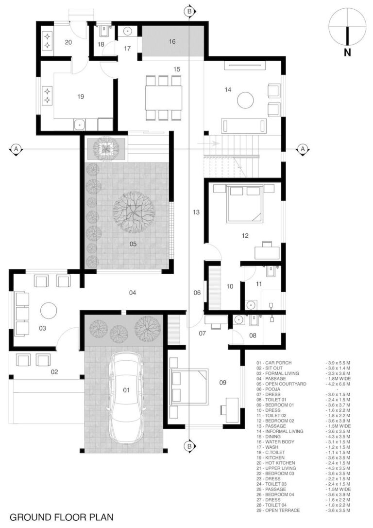 Aham House, Unique statement of traditional style by i2a Architects ...