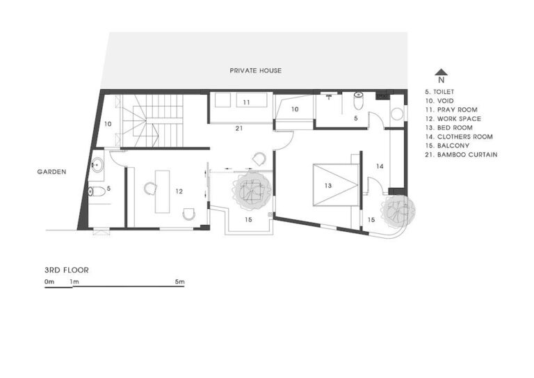 Cobblestone House with Unique Living Space by 1+1>2 Architects