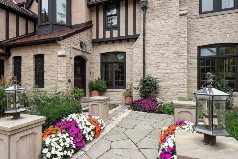 Spectacular Schley Designed Tudor Mansion in Shorewood, WI Overlooking ...