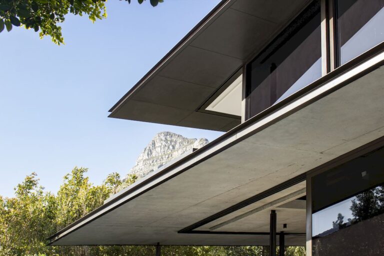 Cranberry Pavilion House prominent with its dark color by Wright ...