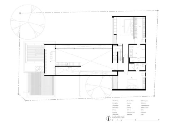 TJ House, an Impressive Plain-white Box by One and a Half Architects ...