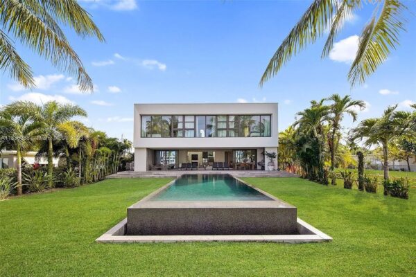 A Modern Estate with 78 Feet of Prime Waterfront and Breathtaking Views ...
