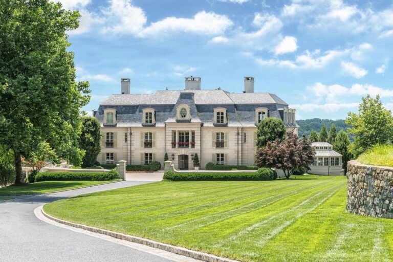 Magnificent In Every Way, Elegant Château Clad In French Limestone is ...