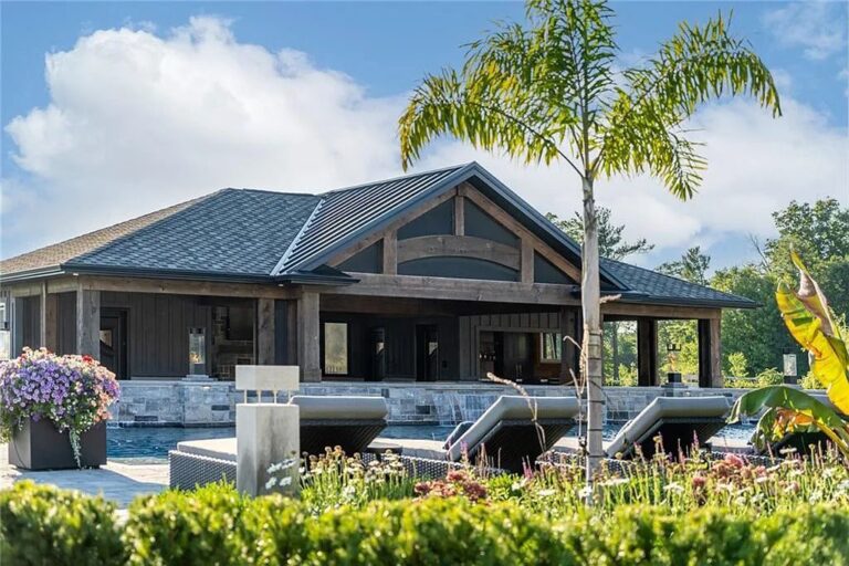 Spectacular Mansion Set on a 5.2-Acre Paradise Estate in Ontario ...