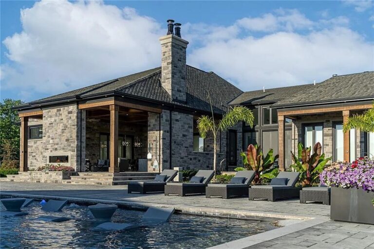 Spectacular Mansion Set on a 5.2-Acre Paradise Estate in Ontario ...