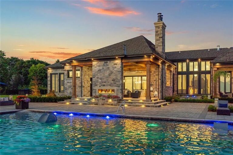 Spectacular Mansion Set on a 5.2-Acre Paradise Estate in Ontario ...