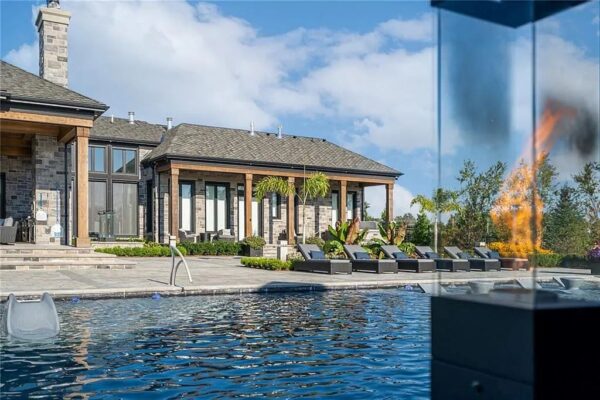 Spectacular Mansion Set on a 5.2-Acre Paradise Estate in Ontario ...