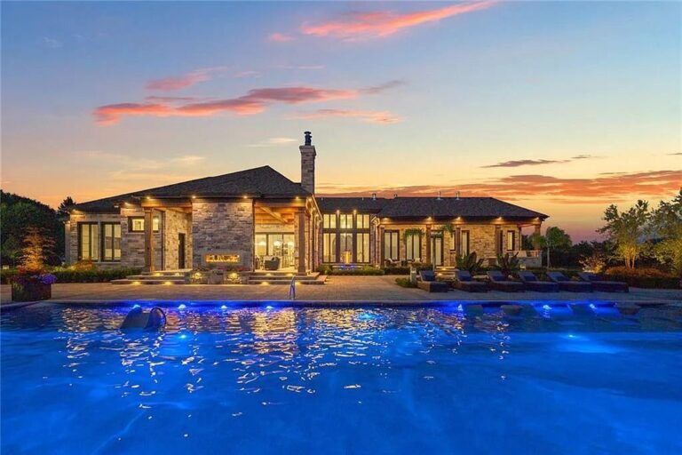Spectacular Mansion Set on a 5.2-Acre Paradise Estate in Ontario ...