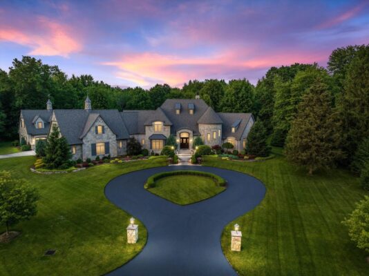 Stunning Lambertville, MI French Tudor Colonial: Opulent, Modern, and ...