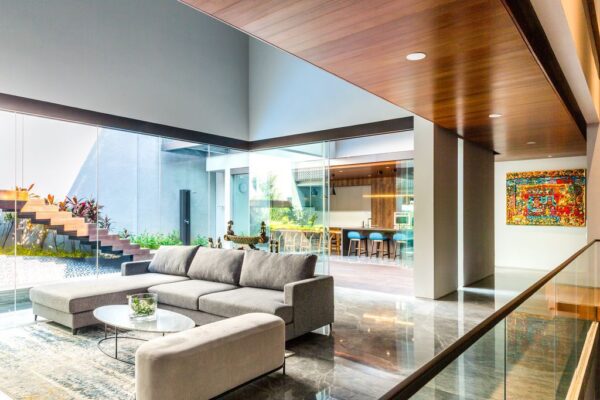 Weave House with Impressive Webbing Facade by Wahana Architects ...