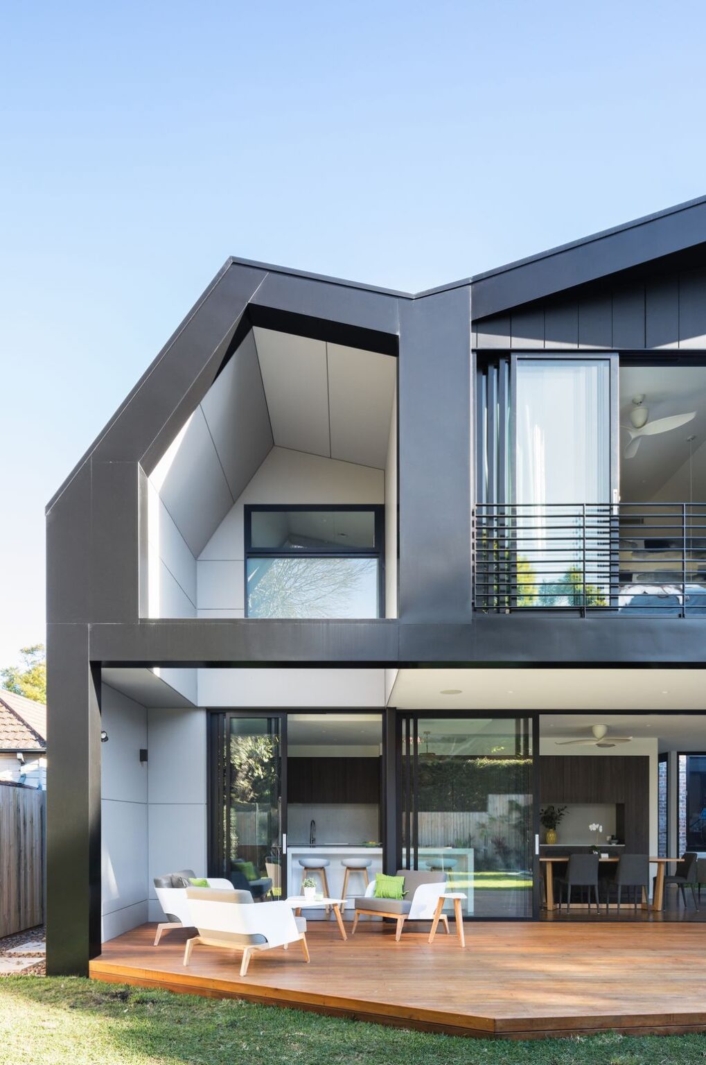 Inside Outside House with Angular Architecture by Alchemy Architecture