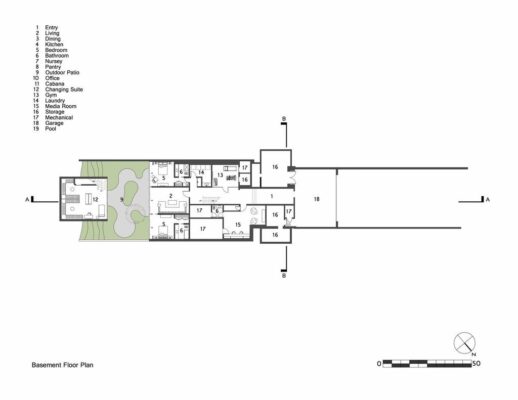 Old Orchard House, a Linear, Single Story Glass House by BMA Architect ...