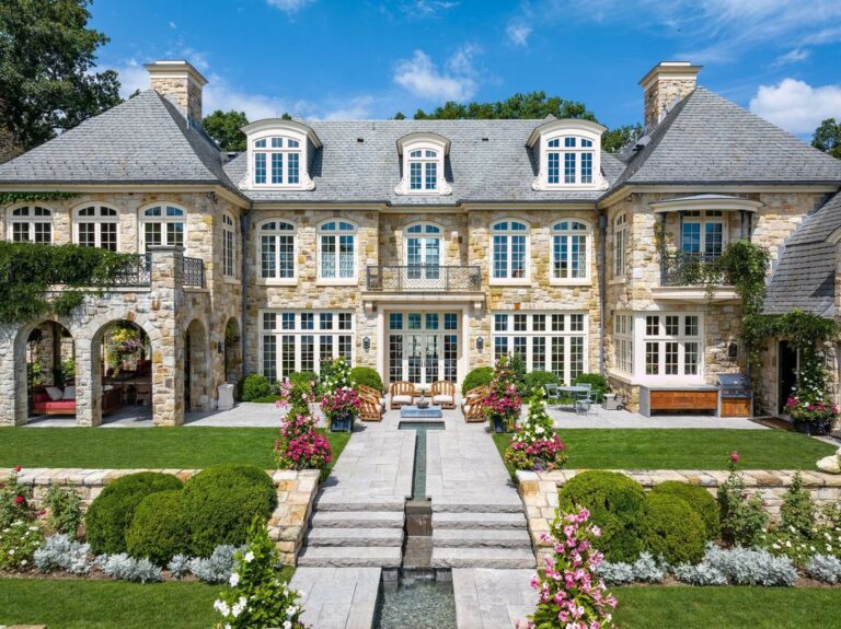 Exquisite Waterfront French Manor in Exclusive Mead Point, Greenwich ...