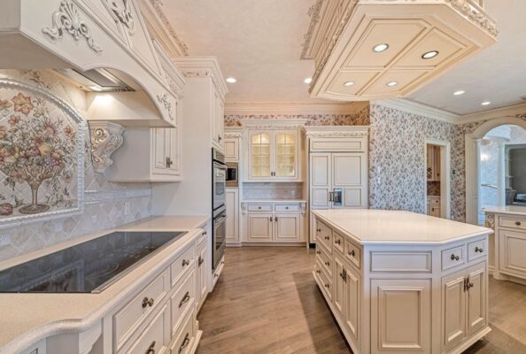 A Majestic All-Brick Hillside Ranch Mansion on 3 Lake Largo Lots ...