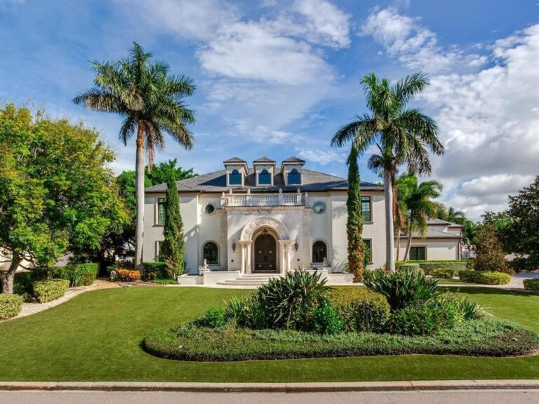 Exquisite $8.8 Million Culbreth Isles Estate with Infinity Pool and ...