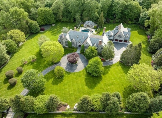 Tasos Kokoris-Designed English Manor Home in New York Hits Market for ...