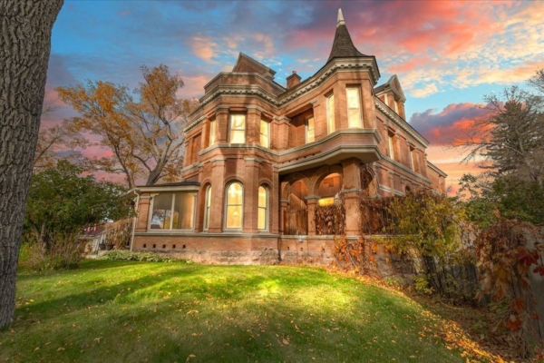 Victorian Splendor in Montana: Castle-Like Exterior Surrounds Ornate $2 ...