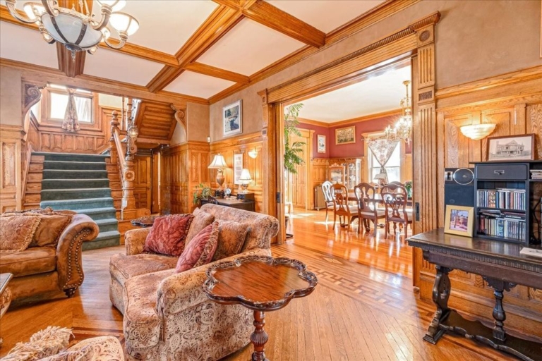 Victorian Splendor in Montana: Castle-Like Exterior Surrounds Ornate $2 ...