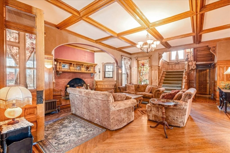 Victorian Splendor in Montana: Castle-Like Exterior Surrounds Ornate $2 ...