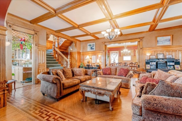 Victorian Splendor in Montana: Castle-Like Exterior Surrounds Ornate $2 ...