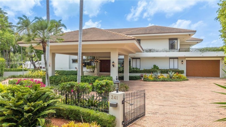 Exquisite $36 Million Waterfront Mansion with Private Dock and Custom ...