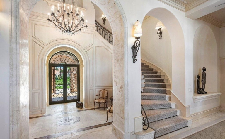 Stunning $37.5 Million Mediterranean Oceanfront Estate with Private ...