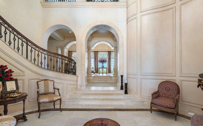 Stunning $37.5 Million Mediterranean Oceanfront Estate with Private ...