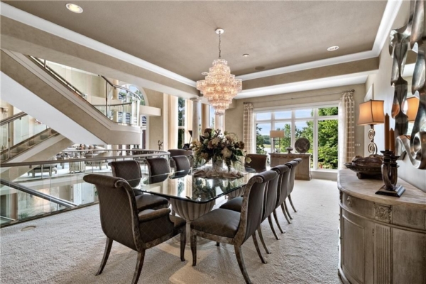 Elegant Lakefront Residence on Private Point at Riss Lake, Missouri: $4 ...