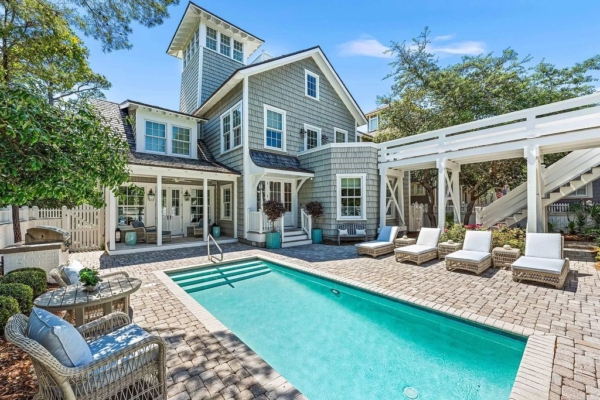 Luxurious $9.3M Nantucket-Style Home in Inlet Beach by Renowned ...