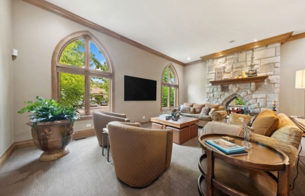 Exceptional Limestone Estate Offering Elegance and Grandeur in Illinois ...