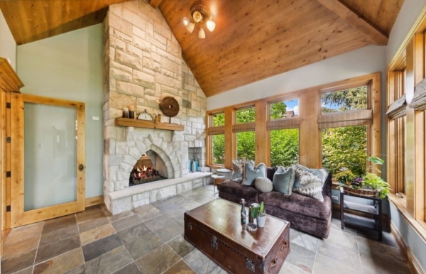 Exceptional Limestone Estate Offering Elegance and Grandeur in Illinois ...