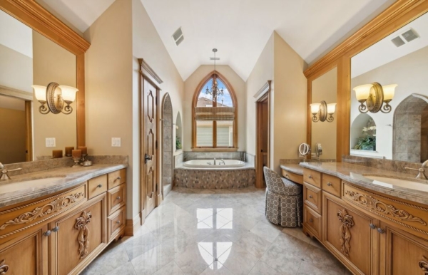 Exceptional Limestone Estate Offering Elegance and Grandeur in Illinois ...