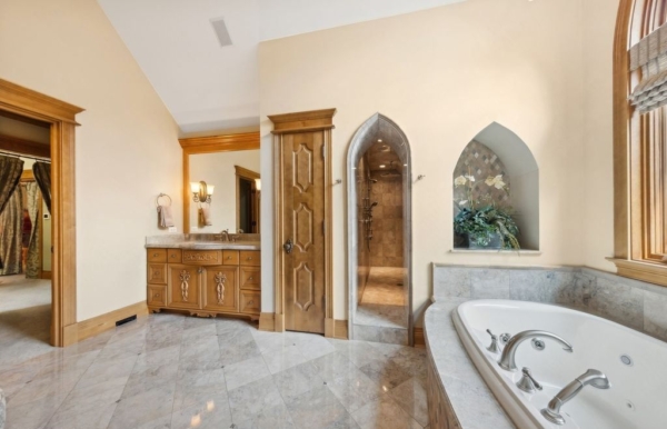 Exceptional Limestone Estate Offering Elegance and Grandeur in Illinois ...