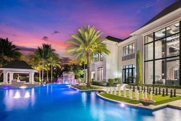 Exquisite Fully Furnished Sundara Estate by Stuart Brenner Architects in Delray Beach, Priced at ...
