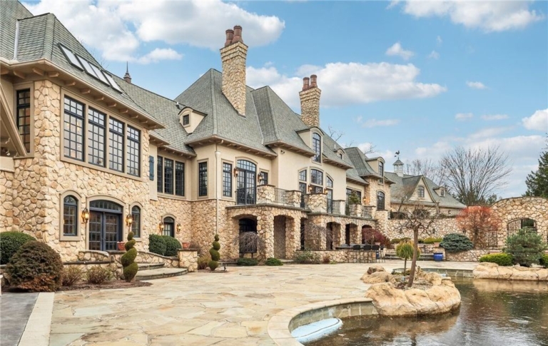 Stunning French-Inspired Chateau by Tom Boggs, Built in 2007, Listed ...