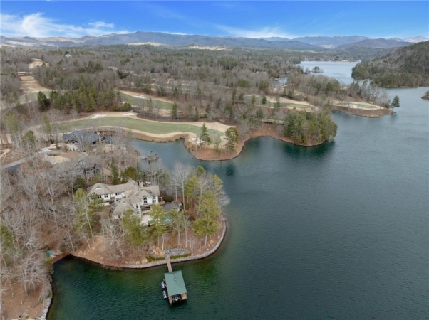 Lake Keowee Retreat Resort-Style Living on a 1-Acre Point Lot, Offered ...